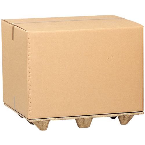 Caisse-conteneur pour palette - Triple cannelure - Manutan.fr