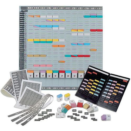 Kit planning Professional 12 colonnes 32 fentes - Manutan.fr