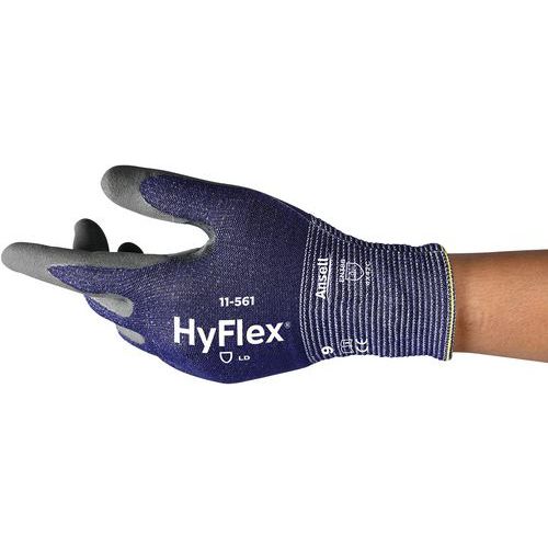 Gants anticoupures ergonomique HyFlex® 11-561 - Ansell - Manutan.fr