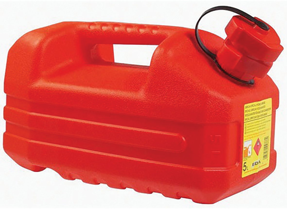 Jerrican Hydrocarbure 5L Rouge - Eda - Manutan.fr