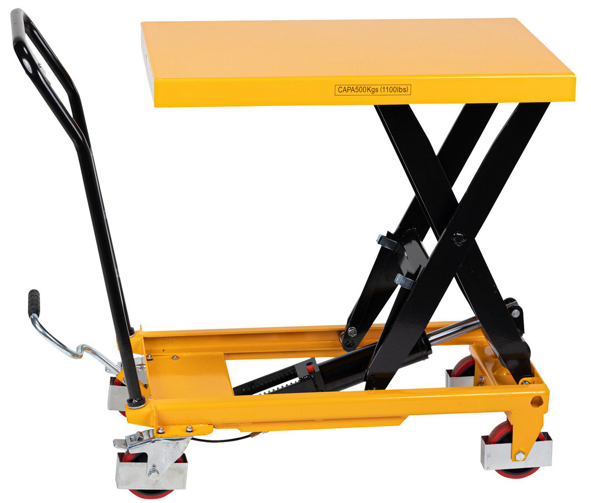 Table élévatrice mobile - Capacité 500 kg - Manutan Expert - Manutan.fr