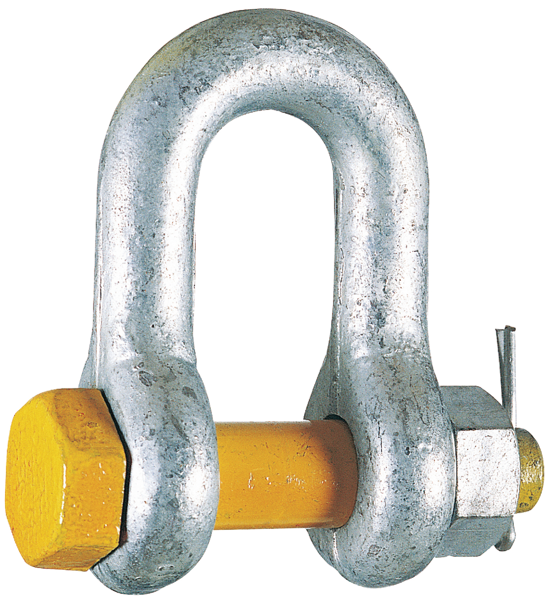 Manille droite en acier galvanisé HR - Force 1000 à 25 000 kg - Manutan.fr