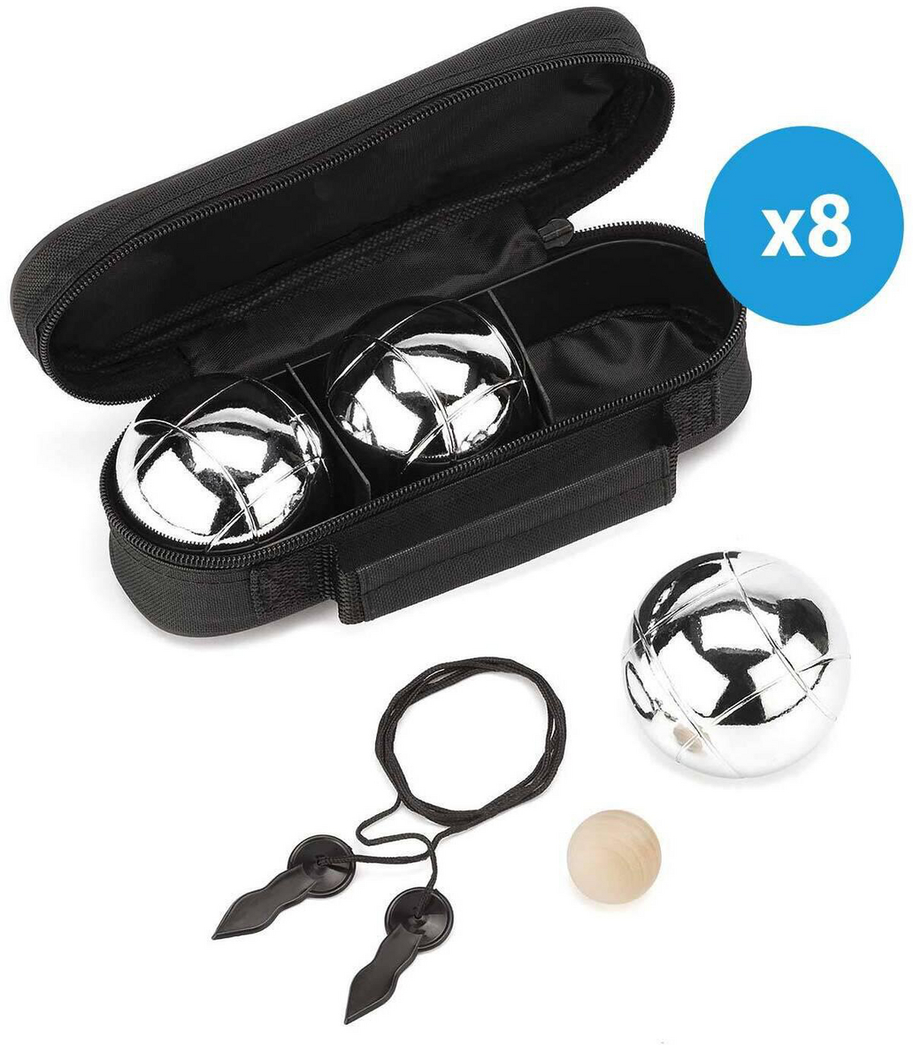 Pack spécial 8 sets de 3 boules de pétanque - Manutan.fr