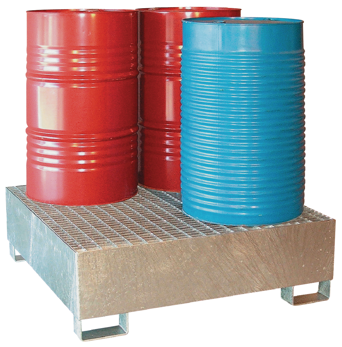 Bac de rétention en acier - 440 L - Sameto Technifil - Manutan.fr