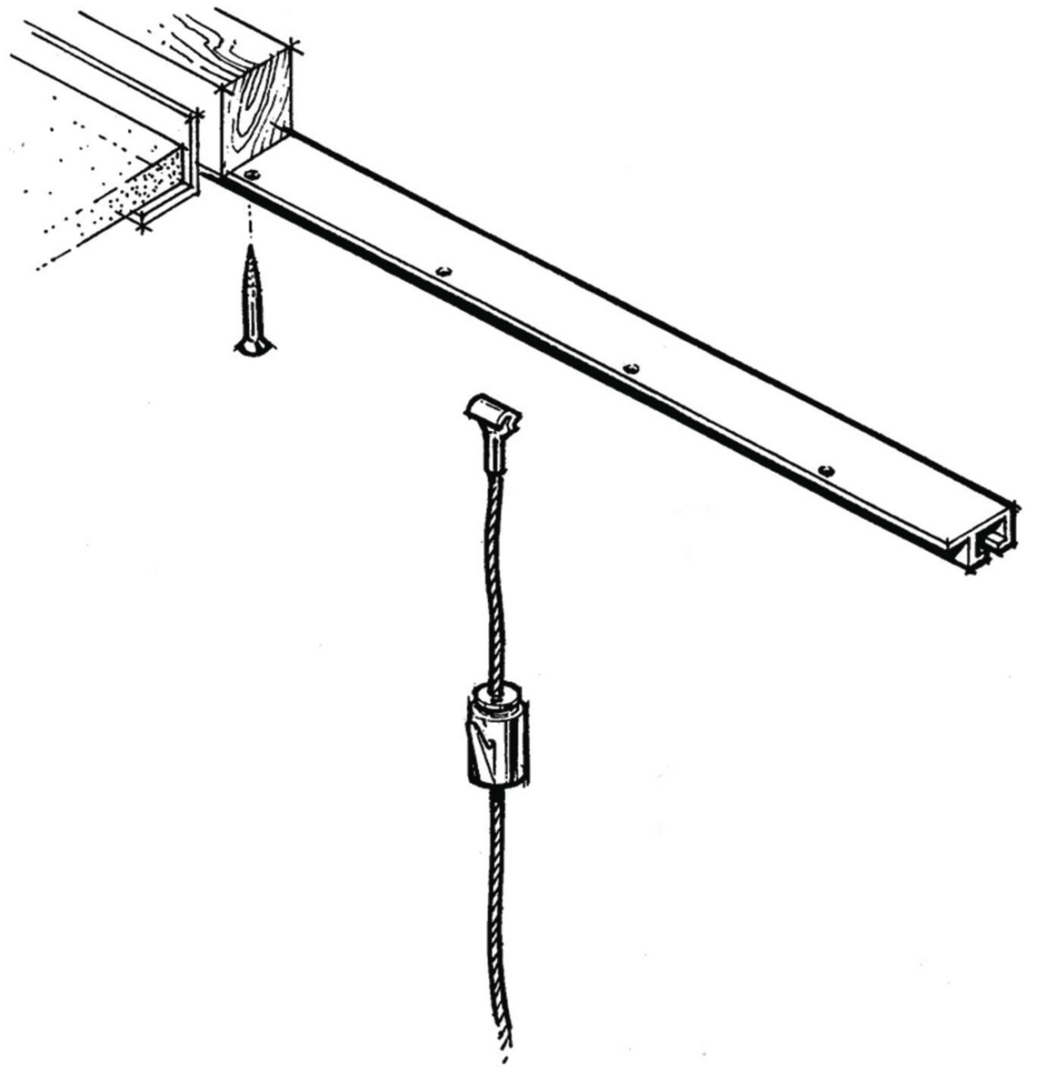 Rail de plafond - Manutan.fr