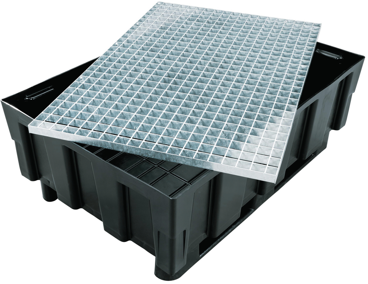 Caillebotis pour bac de rétention modulable 250 L - Manutan.fr