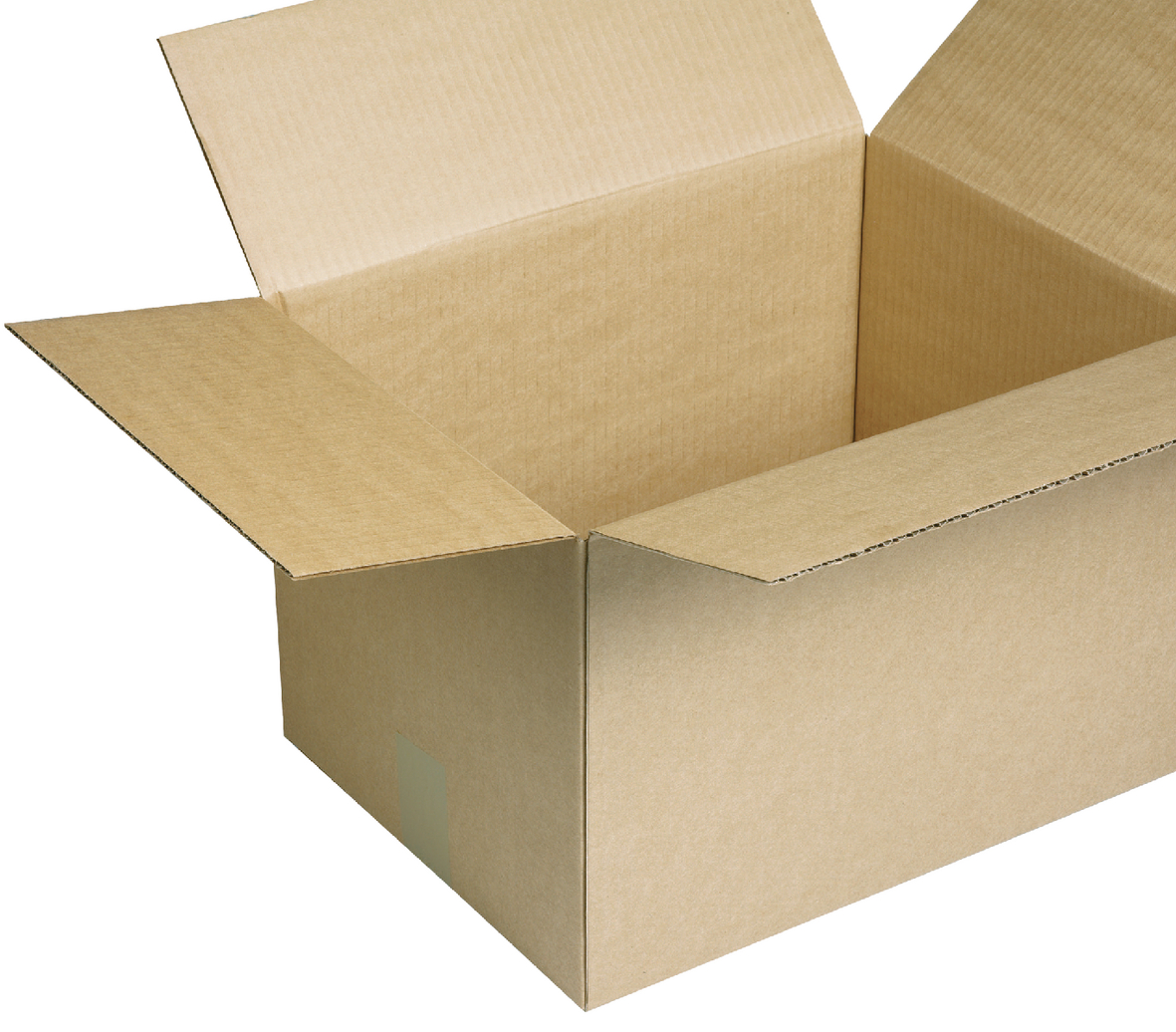 Caisse carton recyclée - Simple cannelure - Petite cannelure - Manutan ...