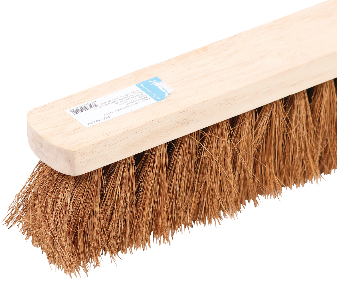 Balai en bois - Poils de coco - Manutan Expert - Manutan.fr