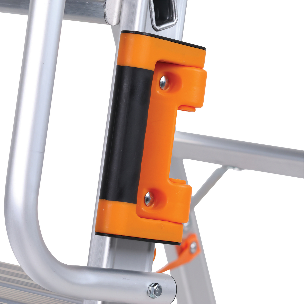 Escabeau professionnel aluminium avec rampe - Manutan Expert - Manutan.fr