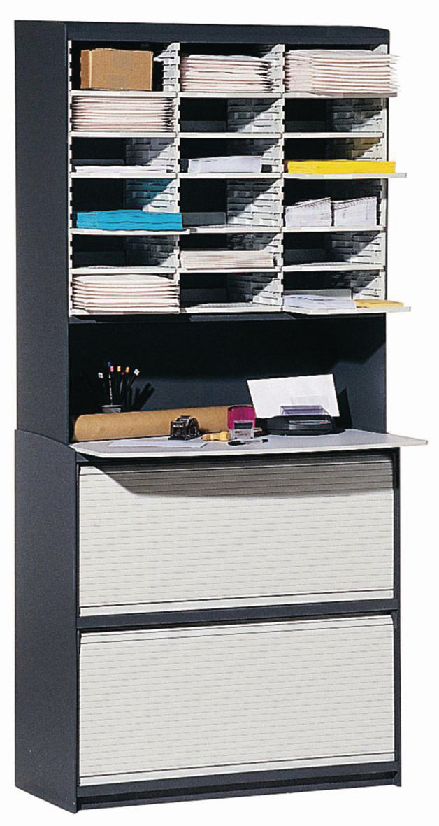 Armoire de tri pour courrier - 3 colonnes - Paperflow - Manutan.fr