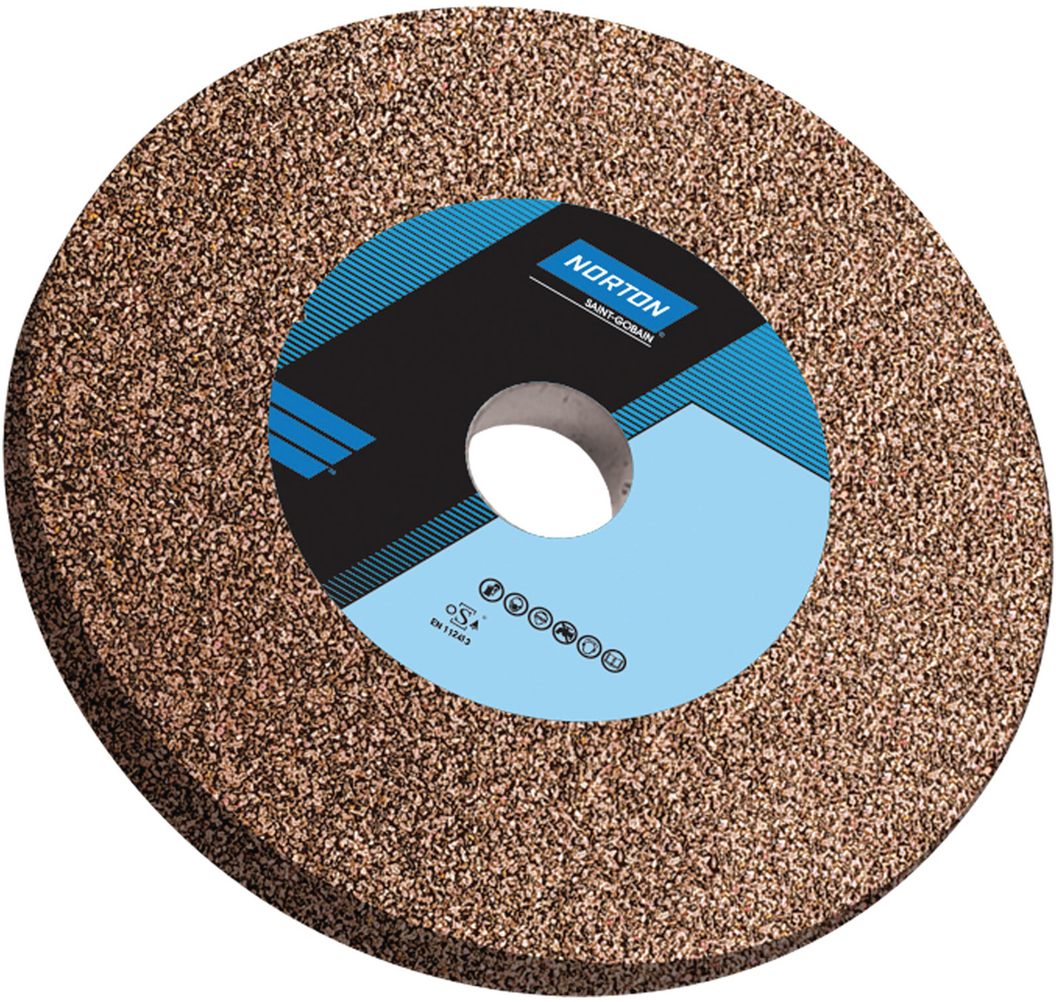 Meule plate affûtage de scie 19A - Norton - Manutan.fr