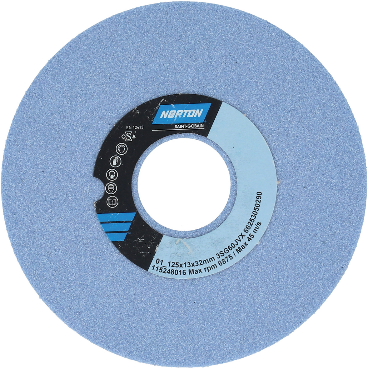 Meule plate affûtage outils 3SG - Norton - Manutan.fr