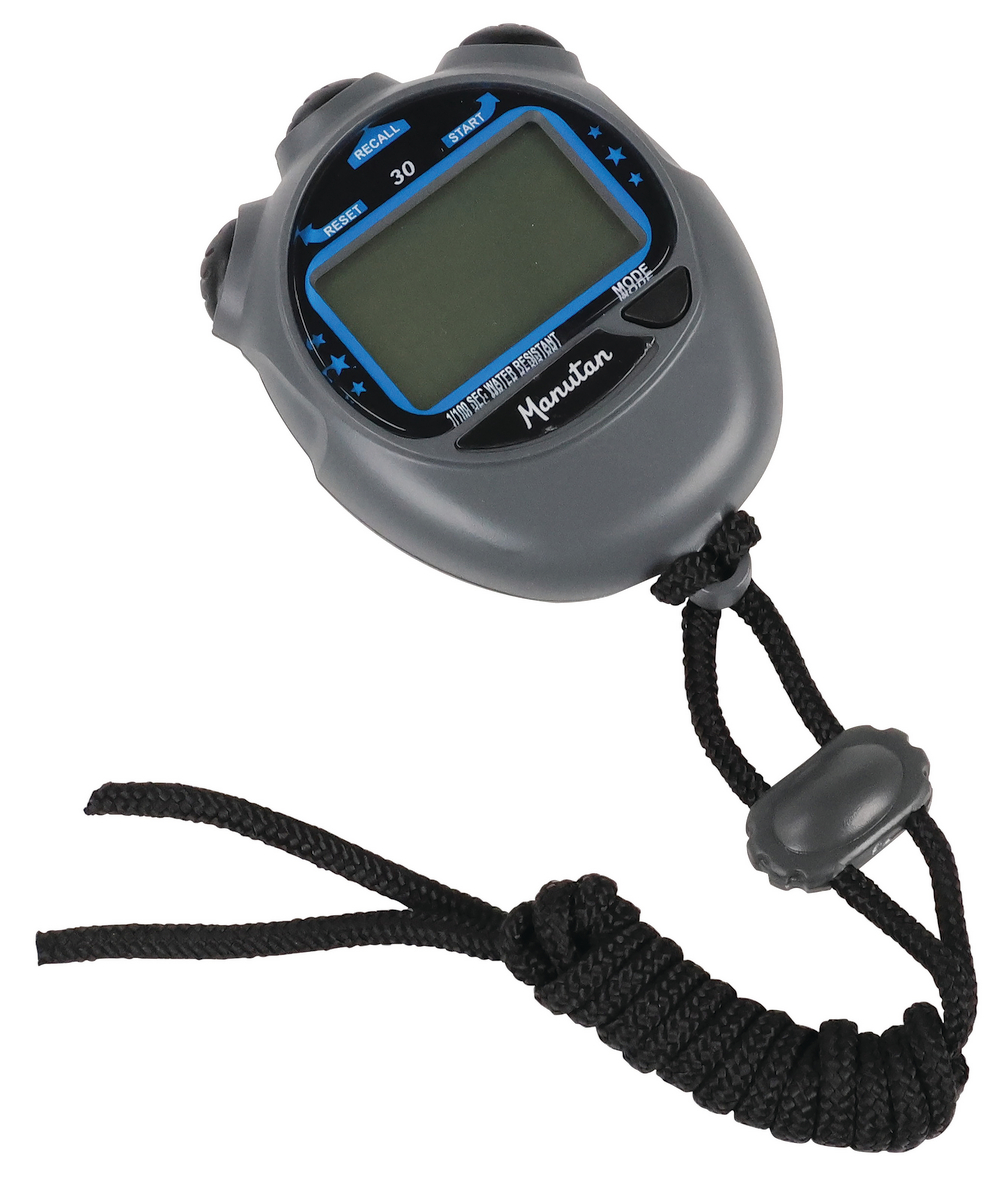 Chronomètre digital 3 lignes - 1/100e sec - Manutan Expert - Manutan.fr
