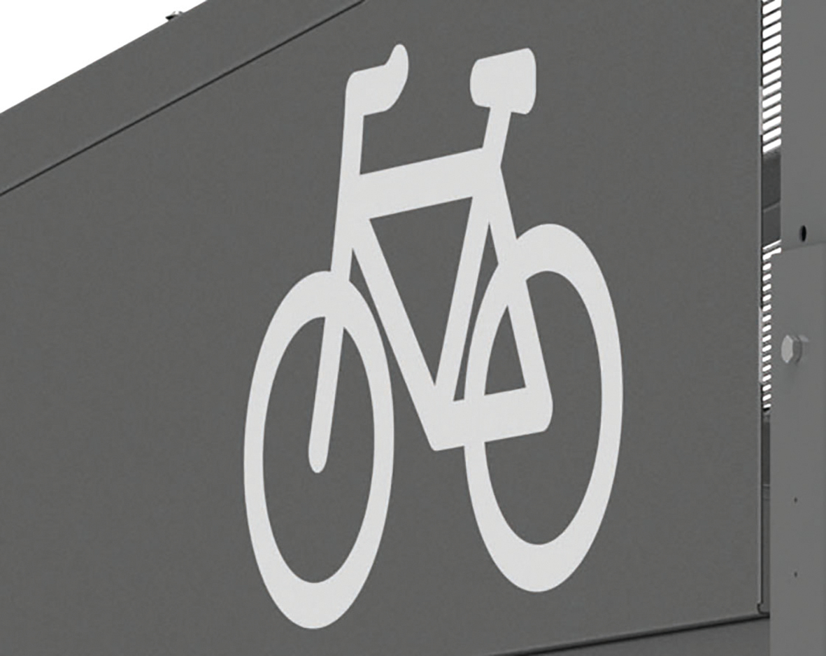 Signalétique symbole vélo - la paire - Procity - Manutan.fr