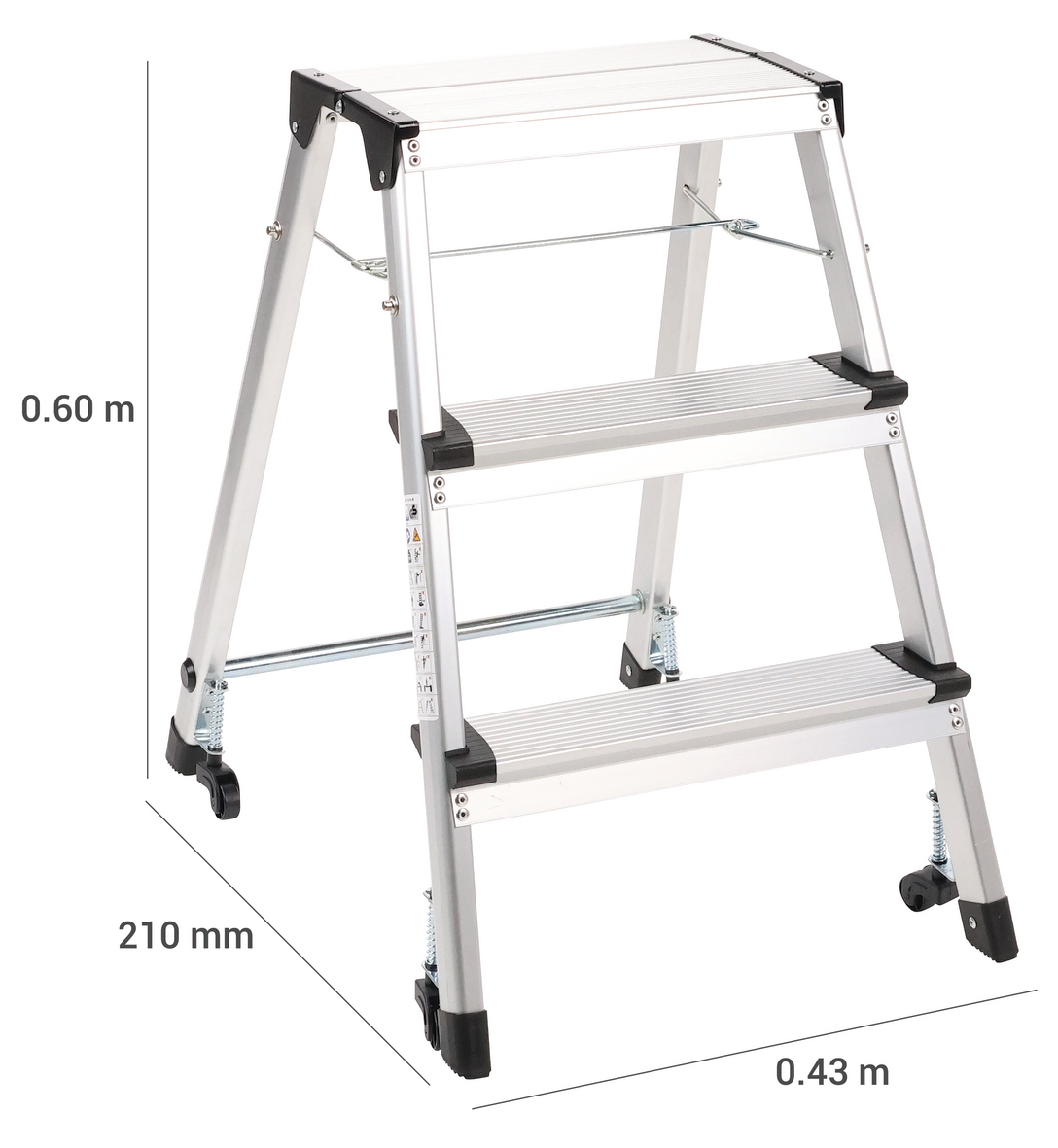 Marchepied accès simple pliable - Manutan Expert - Manutan.fr