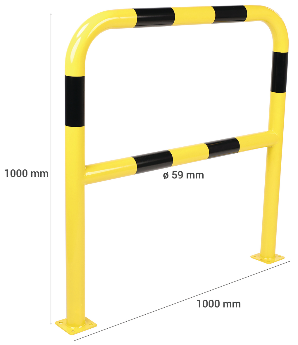 Barrière de sécurité à platine Ø 59 mm - Manutan Expert - Manutan.fr