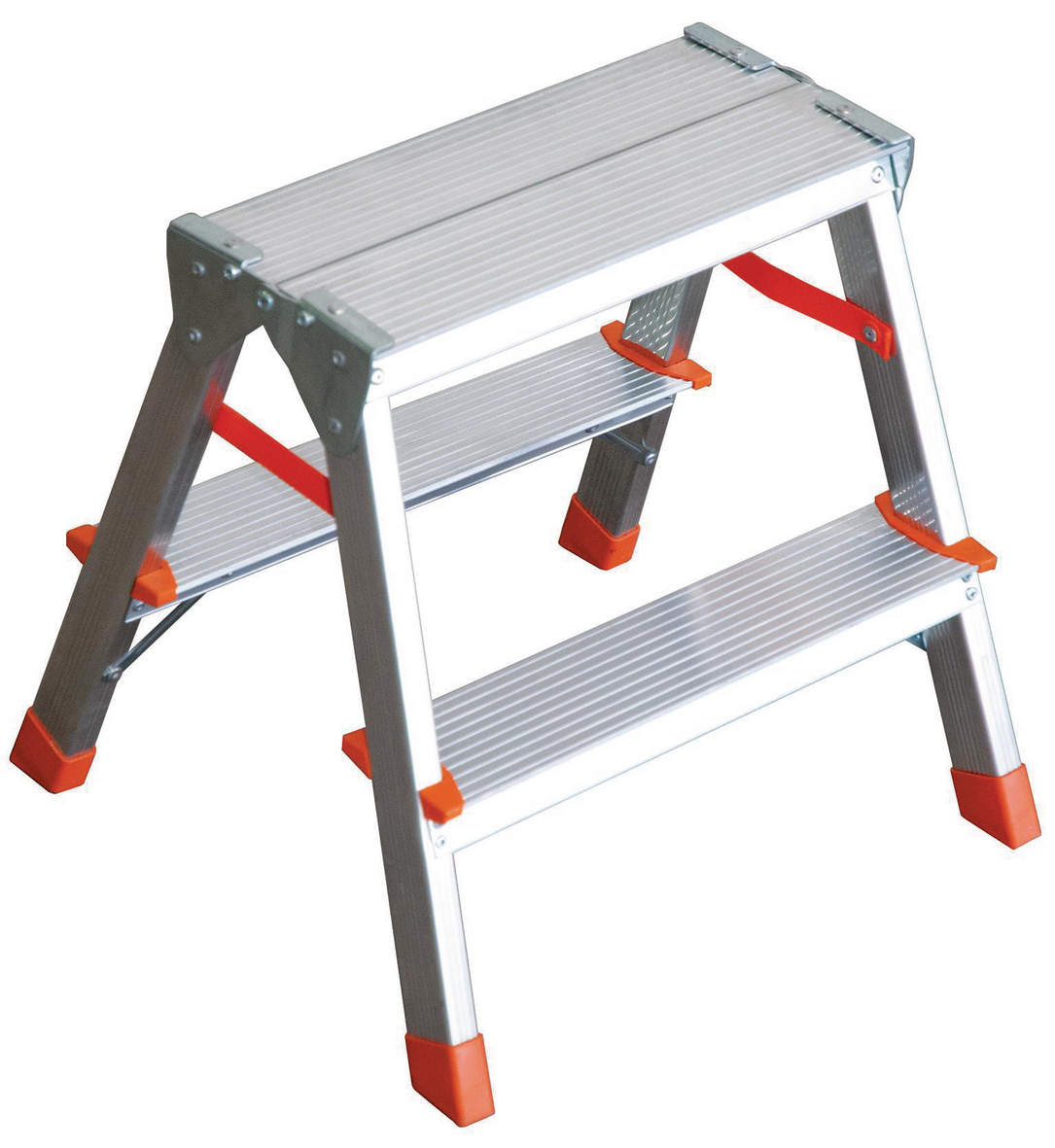 Marchepied fixe pliable - Double accès - Manutan.fr