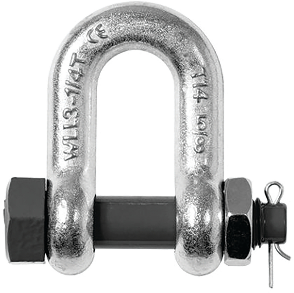 Manille droite axe boulonné G4-7 - Spanset - Manutan.fr