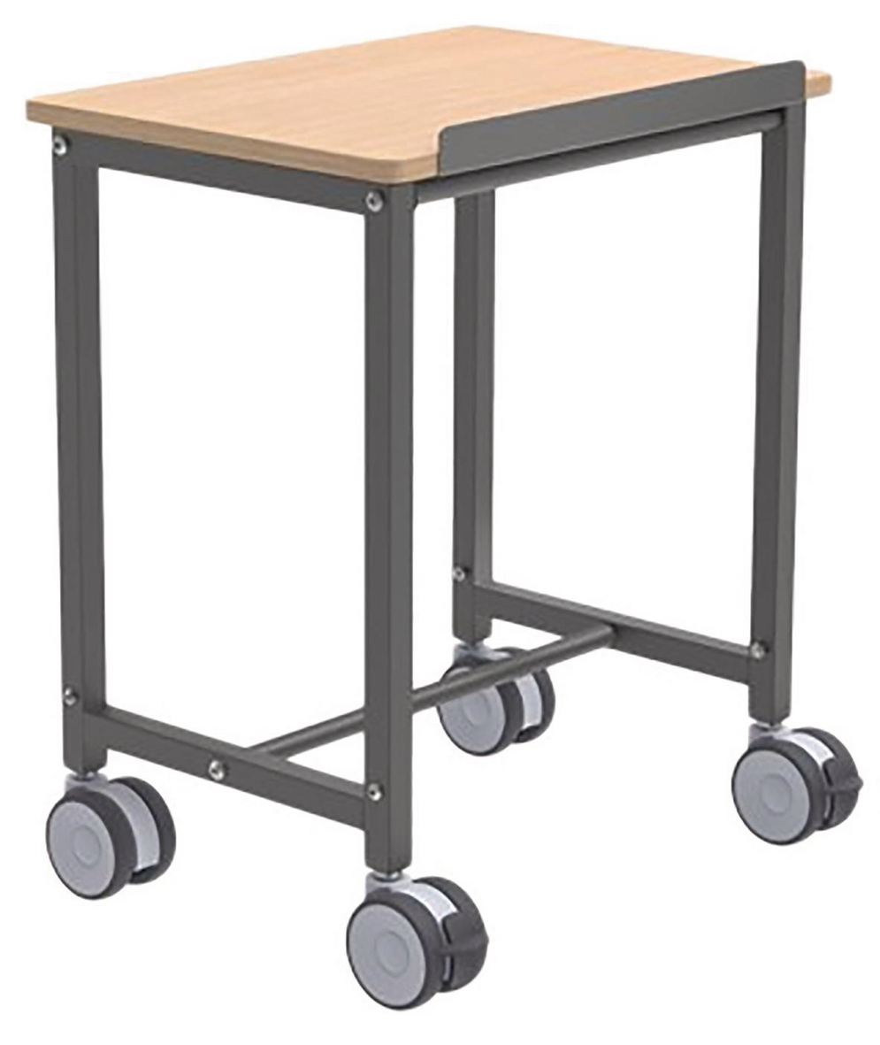 Pupitre d'atelier roulant réglable en hauteur plateau inclinable ...