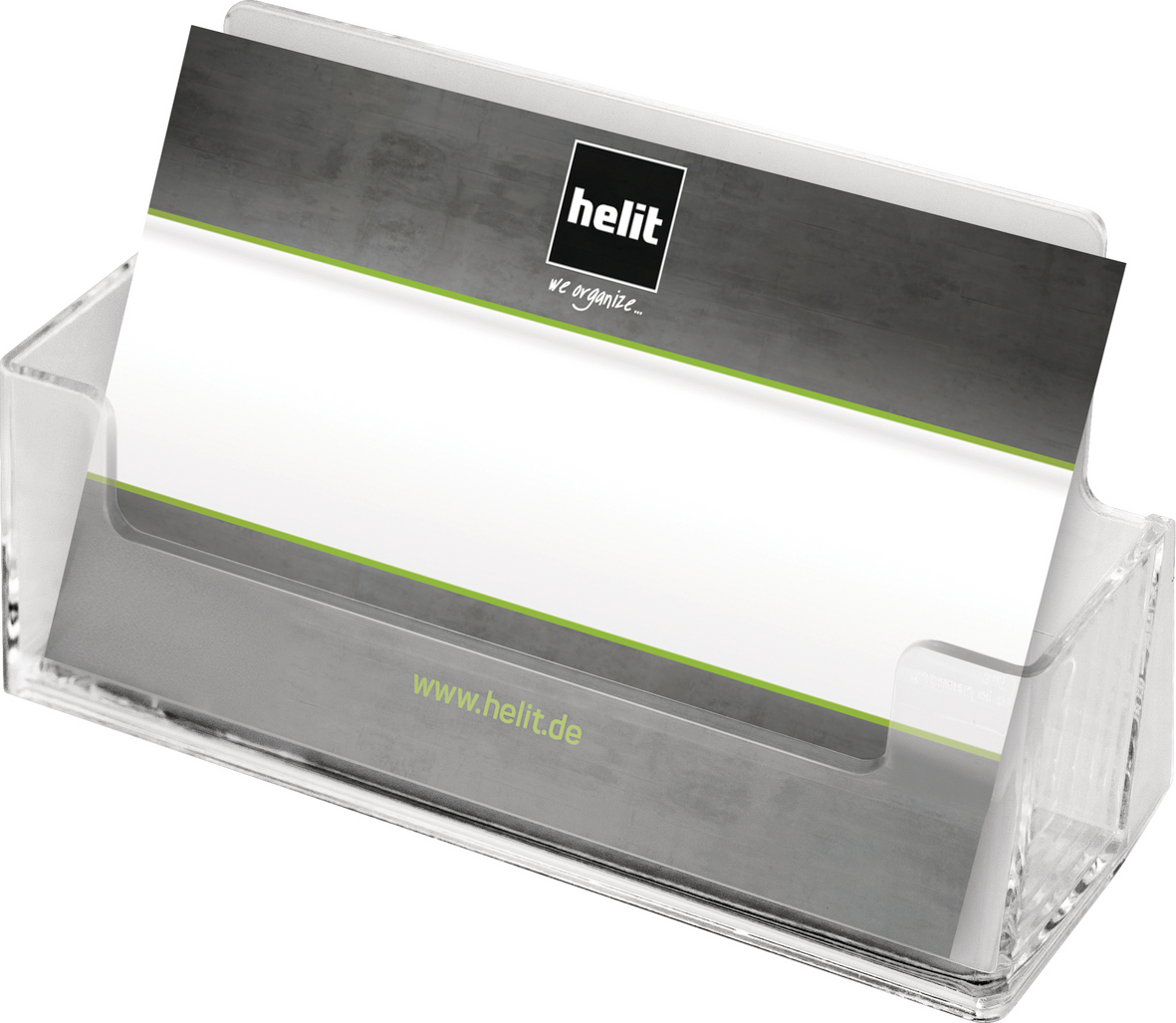 Présentoir pour cartes de visite The Helpdesk - Helit - Manutan.fr