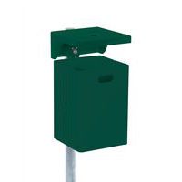 Poubelle à déchets rectangulaire revêtement toit cendrier-Schake ...