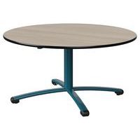 Table Malibu Ø 120 cm - stratifié antibruit chant surmoulé - Manutan ...