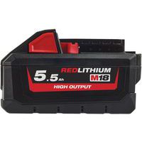 Batterie M18 HB55 - 18V 55Ah HIGH-OUTPUT Red Lithium - Milwaukee ...