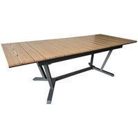 Table Darwin 174/237 x 100 cm oak/graphite Proloisirs - Manutan.fr