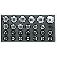 Jeu douilles 1/2 en module 1/3 ES ES1500 ES-19 IS - Gedore - Manutan.fr