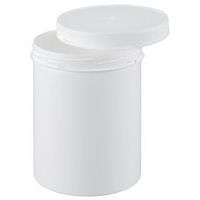Pot plastique à couvercle vissant et inviolable - Manutan.fr
