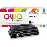 Toner remanufacturé HP Q7553X - Noir - Owa - Manutan.fr