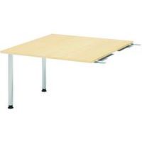 Table de liaison - 2 pieds chromés - 120x130 cm - Hammerbacher - Manutan.fr