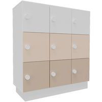 Casier de rangement 9 cases - Manutan.fr