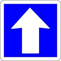 Panneau de signalisation C12 Circulation à sens unique - Kelias ...