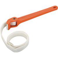 Clé serre-tubes sangle nylon et manche acier - Bahco - Manutan.fr