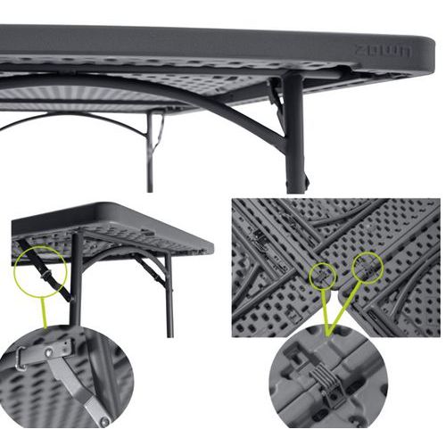 Table d'angle pliante Corner Zown - Manutan.fr