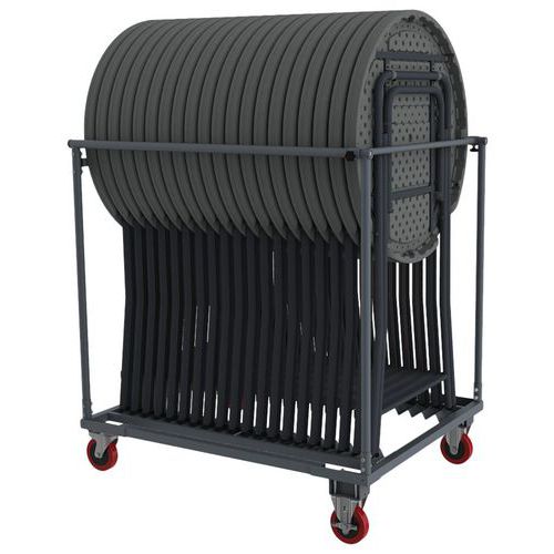 Chariot pour mange debout Cocktail table Praxis 80 Zown - Manutan.fr