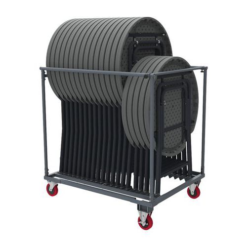 Chariot pour mange debout Cocktail table Praxis 80 Zown - Manutan.fr