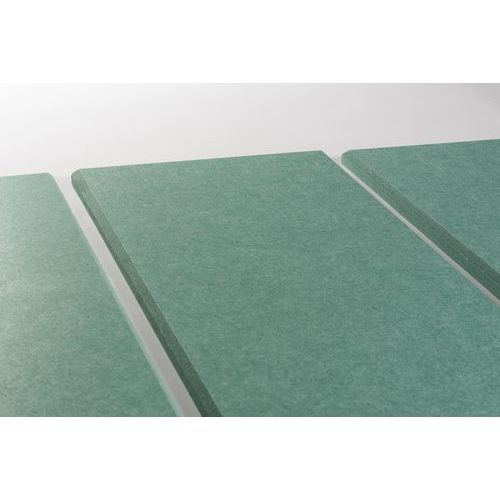 Jeu de 4 panneaux muraux acoustiques feutre PET -Smit Visual - Manutan.fr