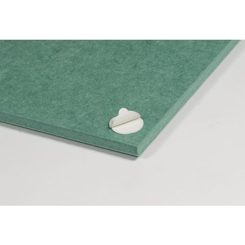 Jeu de 4 panneaux muraux acoustiques feutre PET -Smit Visual - Manutan.fr