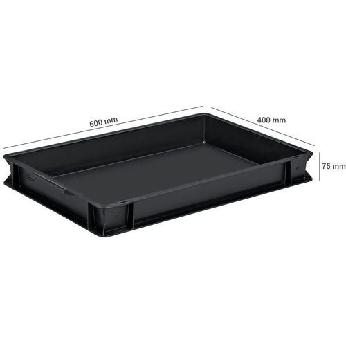 Bac norme Europe ESD - Spécial électricité statique - Longueur 600 mm ...