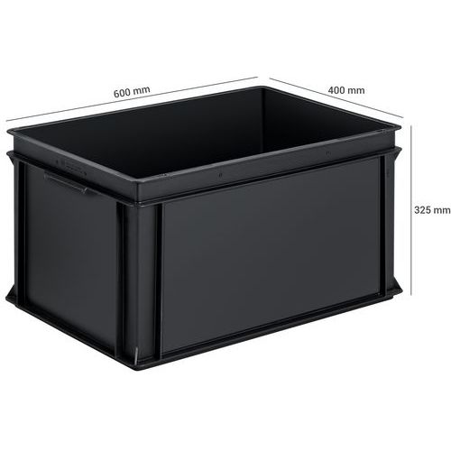 Bac norme Europe ESD - Spécial électricité statique - Longueur 600 mm ...