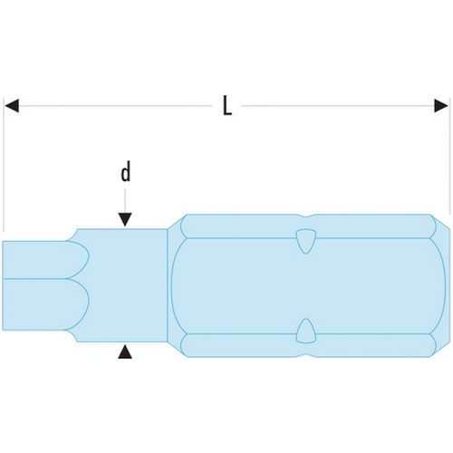 Embout 1/4 pour vis xzn EV.1 - Facom - Manutan.fr