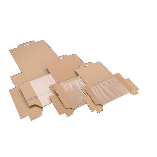 Boîte d'expédition carton Korrvu - Avec calage intégré - Manutan.fr