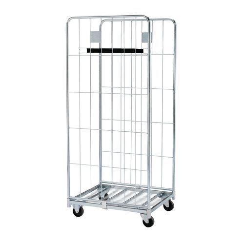 Roll-conteneur - Base acier zingué - Force 500 kg - Manutan.fr
