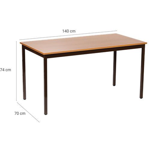 Table polyvalente Manutan - Largeur 140 cm - Manutan Expert - Manutan.fr