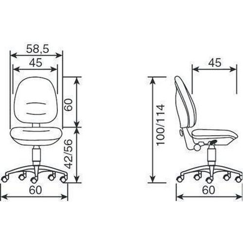 Chaise de bureau Yoki - Manutan.fr