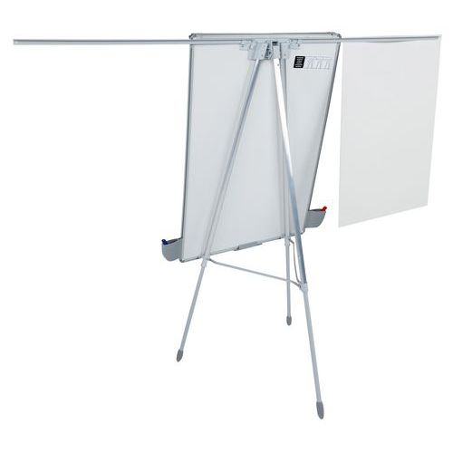Chevalet paperboard magnétique - Gris - Manutan Expert - Manutan.fr