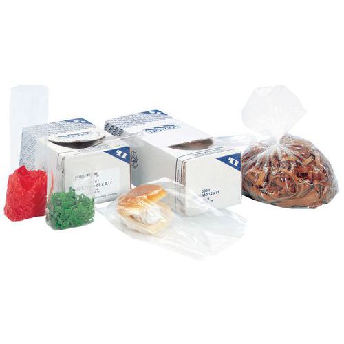Sachet polyéthylène à fond plat - 20 µm - Manutan.fr