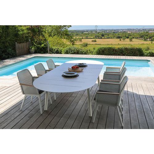 Table Dublin ovale Proloisirs - Manutan.fr